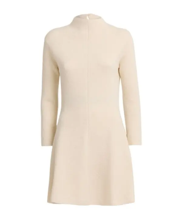 Magda Butrym Long-sleeve Dress With High Neck