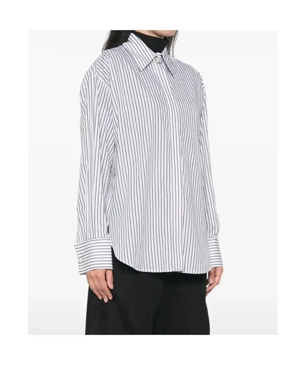 ERMANNO FIRENZE Striped Long-sleeve Shirt