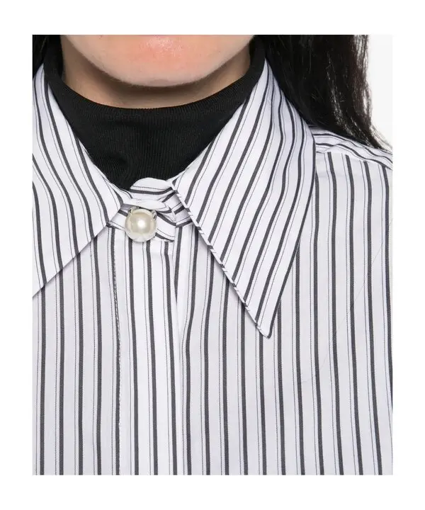 ERMANNO FIRENZE Striped Long-sleeve Shirt