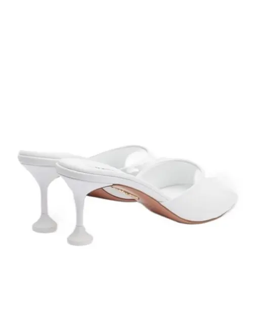 AQUAZZURA Leather Mules