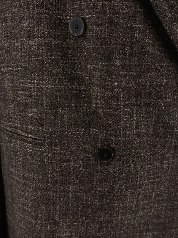ALYSI Double-breasted Peak-lapel Blazer