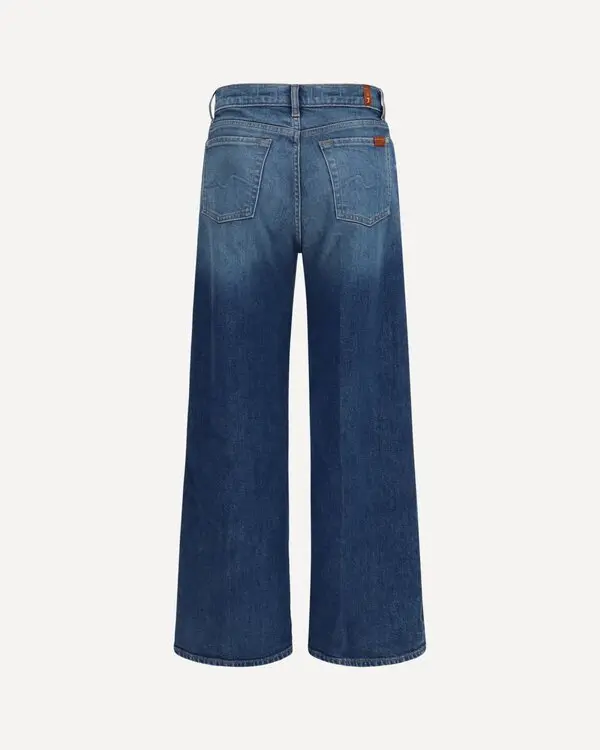 7 For All Mankind Highwaisted Wideleg Jeans