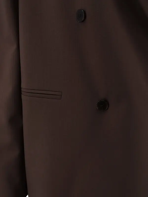 ALYSI Double-breasted Peak-lapel Blazer