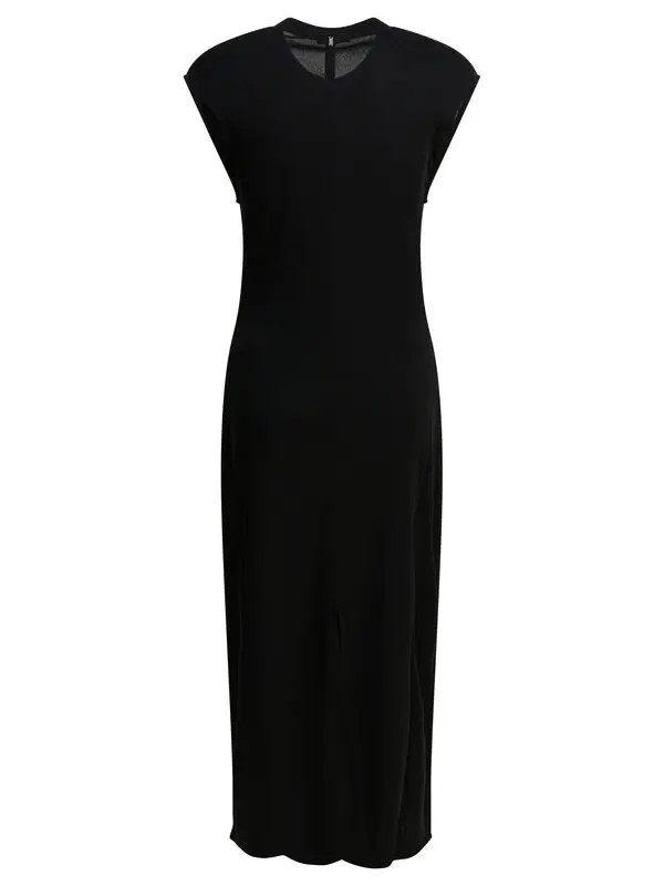 AMI Paris Zigzag Stitch Sheath Dress