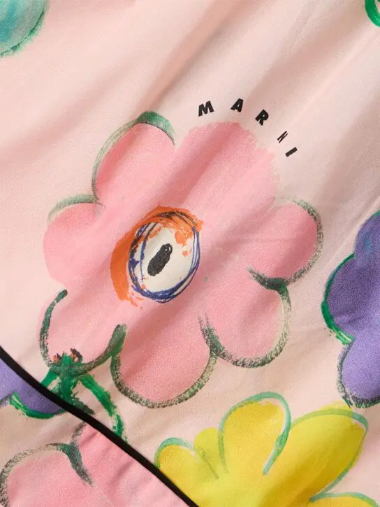 Marni Printed Floral Skirt