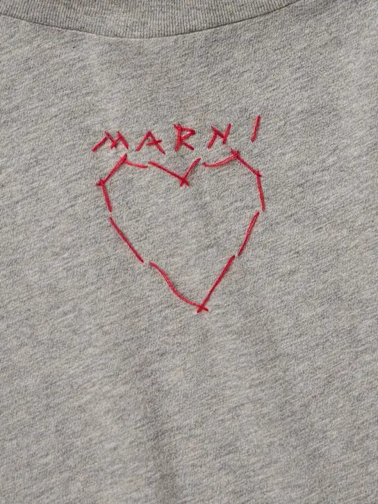 Marni Solidcolor Print Top