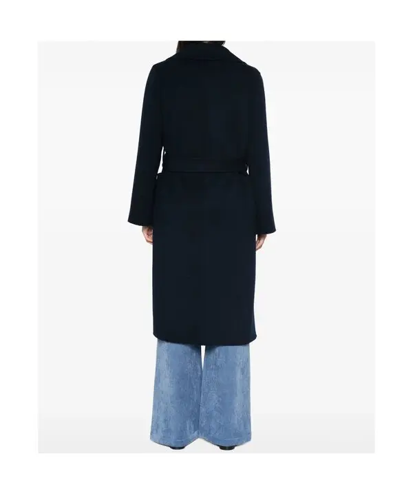 ERMANNO FIRENZE Belted Coat With Notched Lapels
