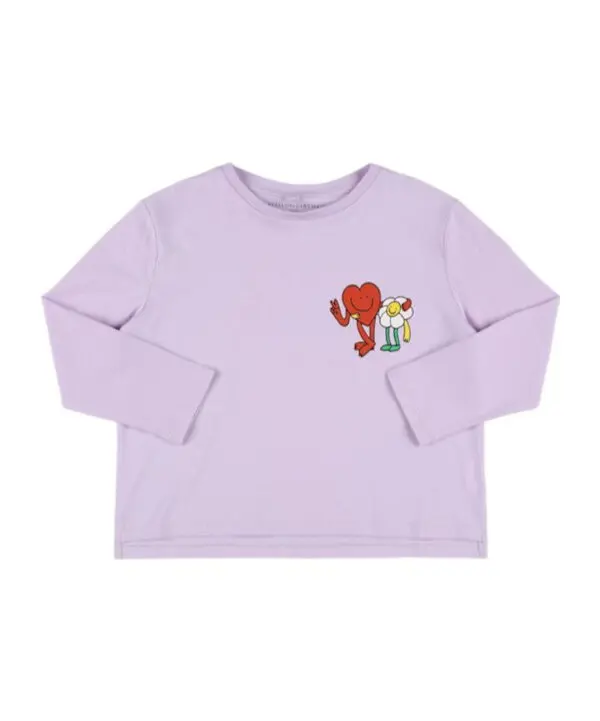 Stella McCartney Graphic Print Long Sleeve Top - No