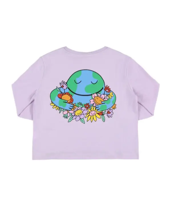 Stella McCartney Graphic Print Long Sleeve Top