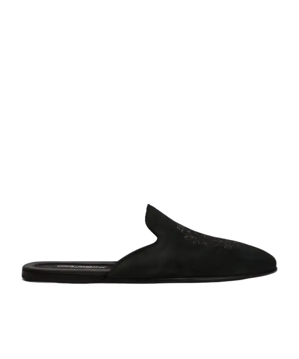 Dolce & Gabbana Calfskin Slippers