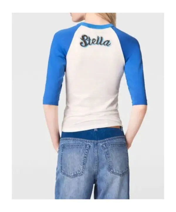 Stella McCartney Airbrushed Horse Baseball T-shirt