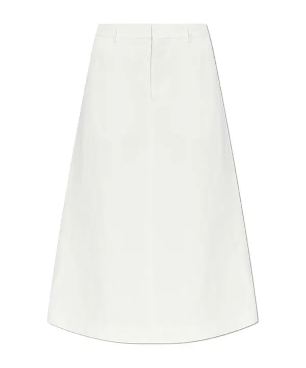 AMI Paris Long A-line Tailored Skirt