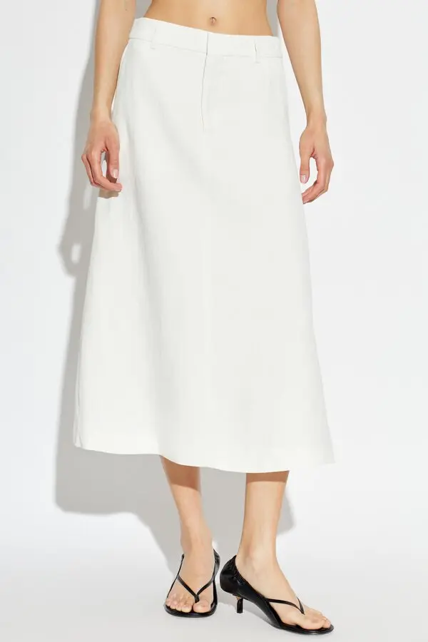 AMI Paris Long A-line Tailored Skirt