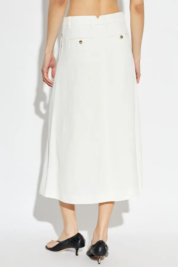 AMI Paris Long A-line Tailored Skirt