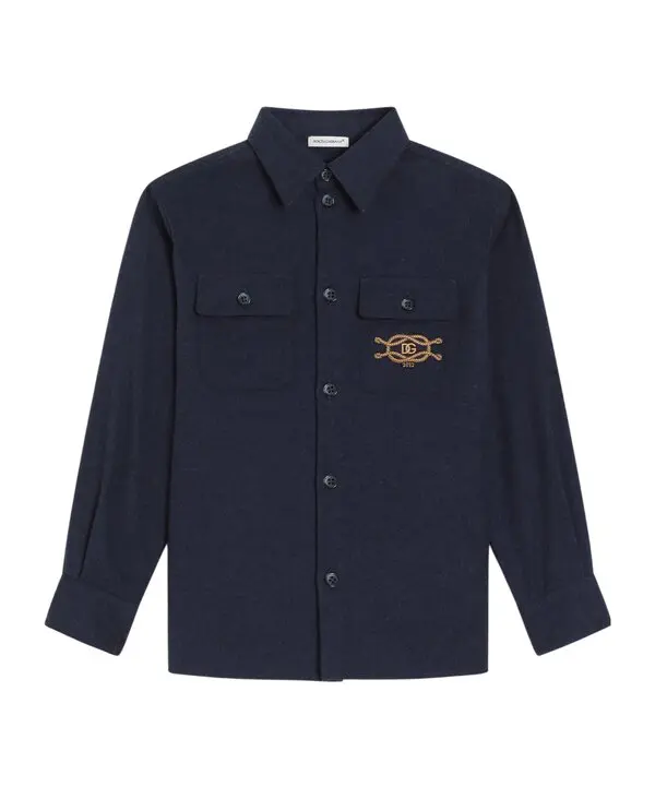 Dolce & Gabbana Melange Flannel Shirt