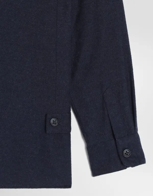Dolce & Gabbana Melange Flannel Shirt