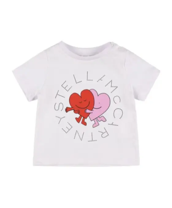 Stella McCartney Printed T-shirt With Heart Graphic - No