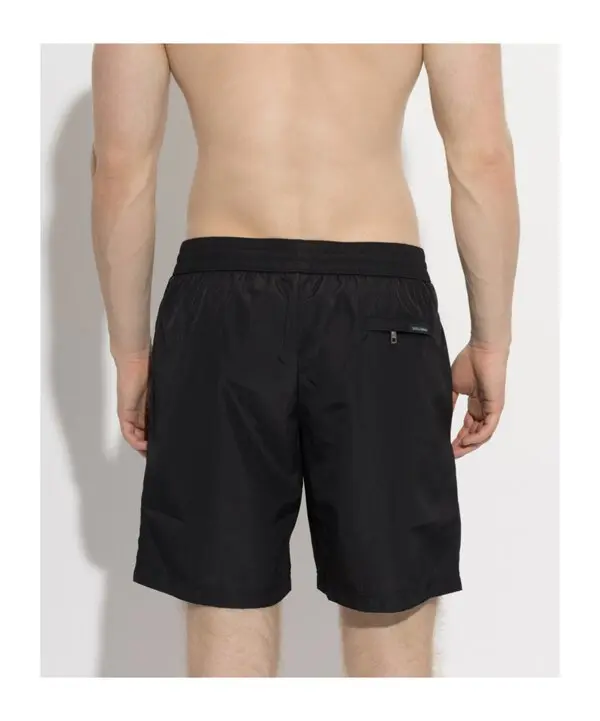 Dolce & Gabbana Dolce Gabbana Logo Tape Swim Shorts