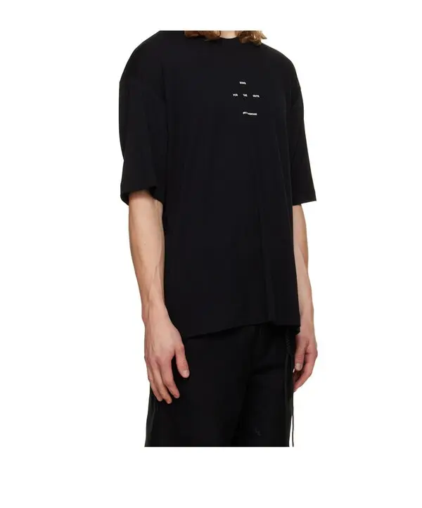 SONG FOR THE MUTE Logo Luxe Jersey Oversized T Shirt