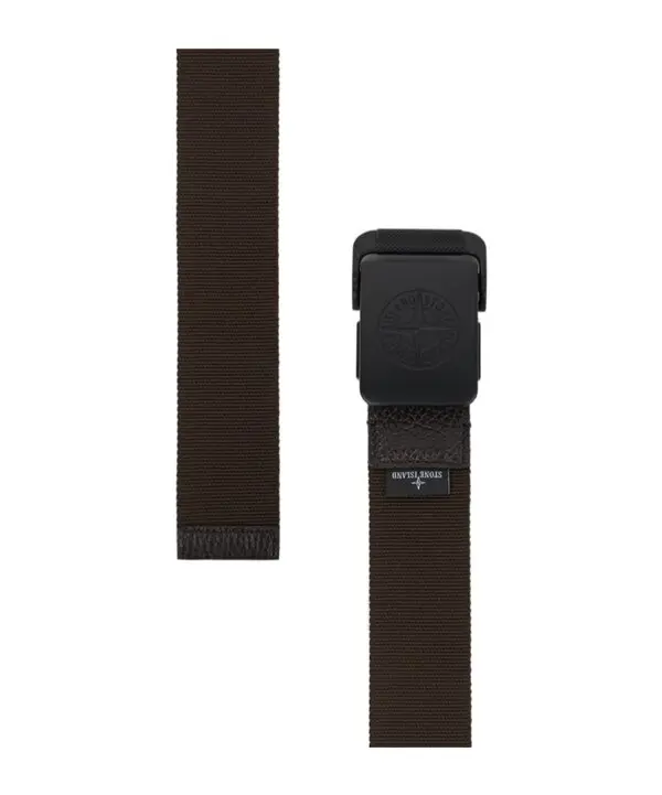 Stone Island Belt With Compass Logo Buckle