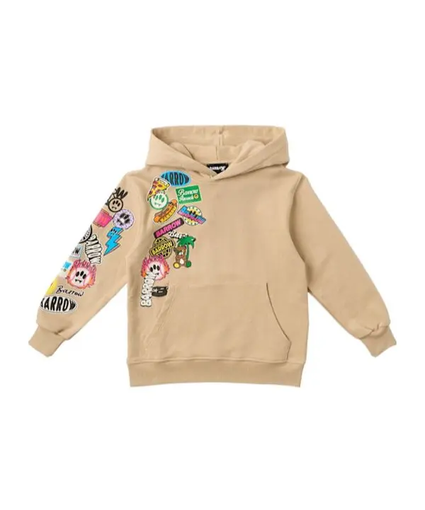 BARROW Hooded Print Sweatshirt