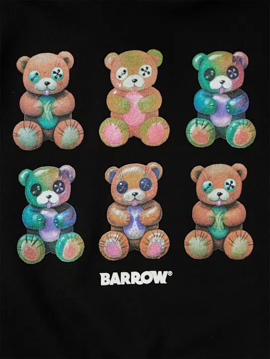 BARROW Hooded Print Sweatshirt