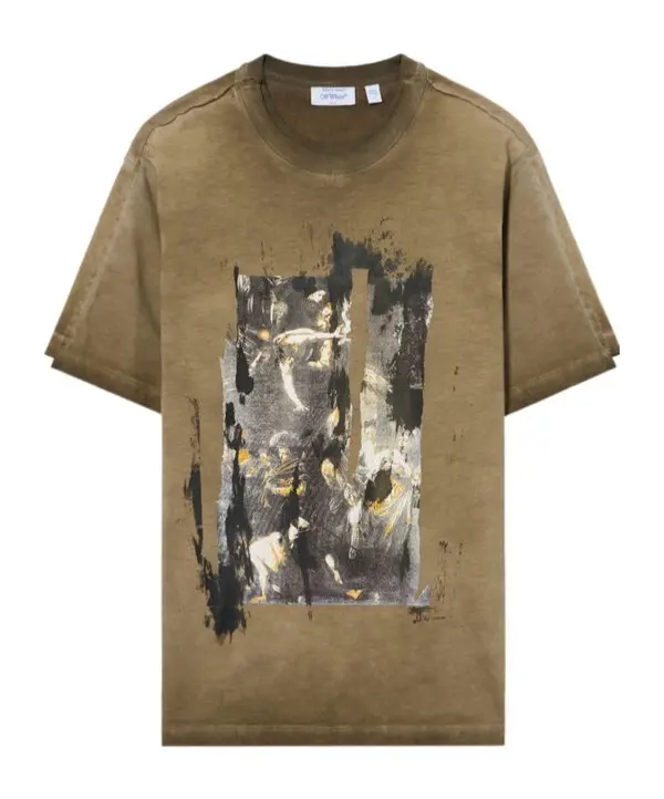 Off-White Inked Mercy Overlap T-shirt - Cloud Nutria