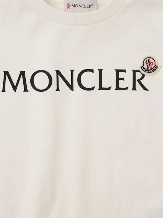 Moncler Cotton Jersey T-shirt With Printed Logo