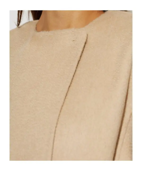 Max Mara Long-sleeved Coat - Beige