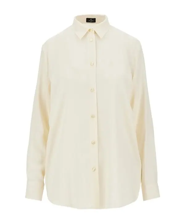 Etro Silk-blend Jacquard Shirt With Paisley Motif
