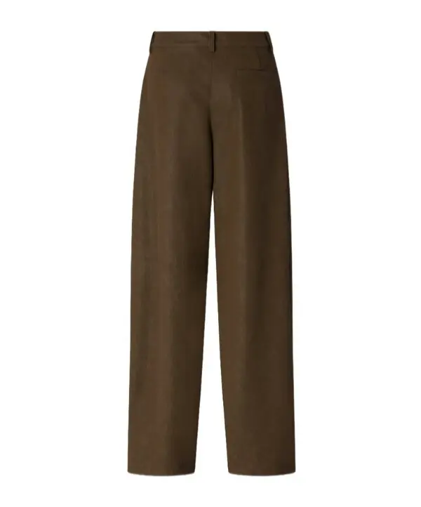 Pinko Textured-finish Wide-leg Trousers