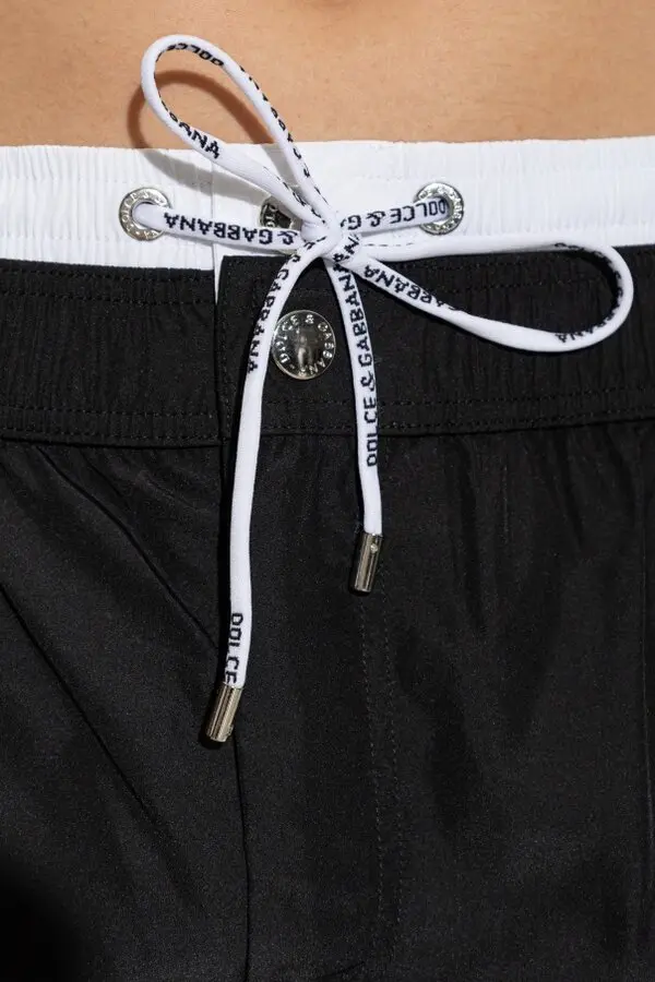 Dolce & Gabbana Dolce Gabbana Drawstring Swim Shorts