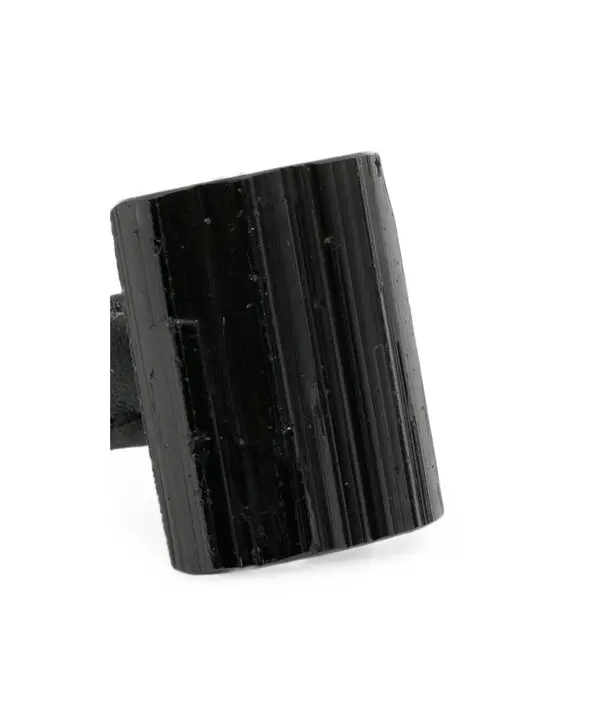 MONIES Sculptural Leather-strap Ring