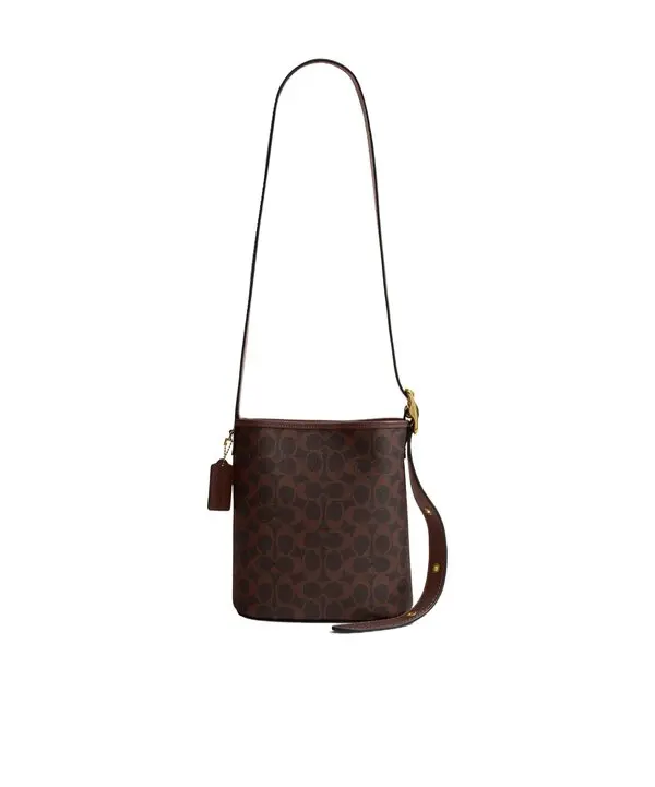 COACH Bleecker Bucket Bag 21 In Signature Canvas
