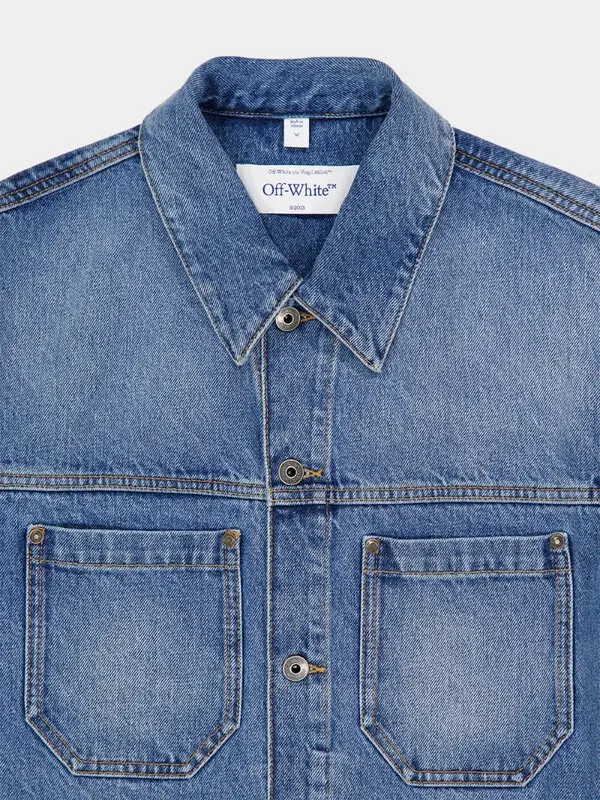 Off-White Long-sleeve Denim Jacket