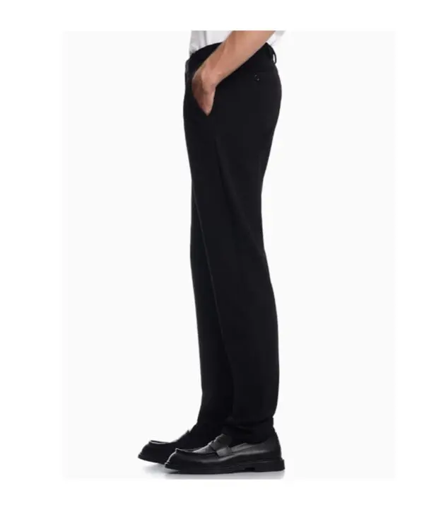 Emporio Armani Trousers In Techno Jersey Pique