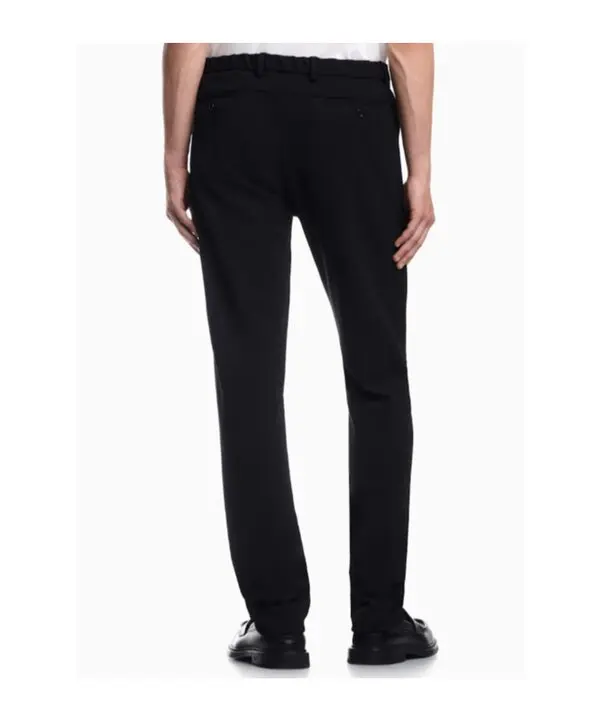 Emporio Armani Trousers In Techno Jersey Pique