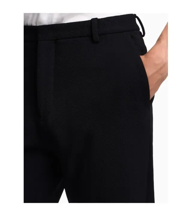 Emporio Armani Trousers In Techno Jersey Pique