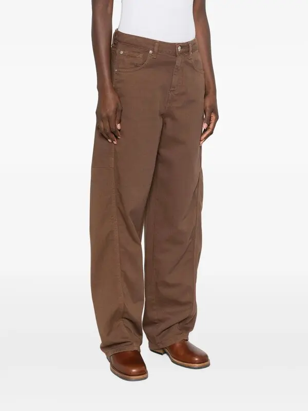 ERMANNO FIRENZE Paneled Wide-leg Jeans
