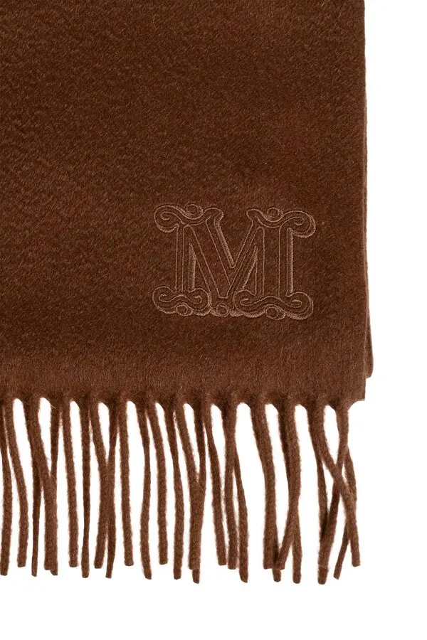 Max Mara Tasseled Scarf - Brown