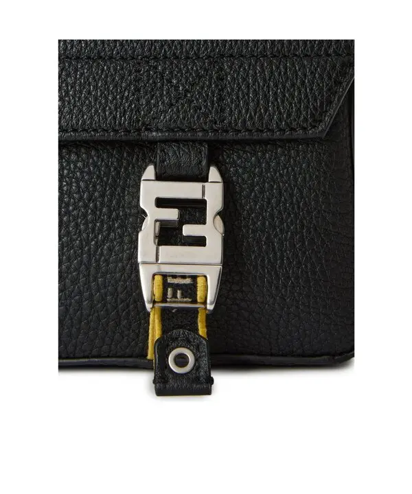 Fendi Grained Leather Crossbody Bag