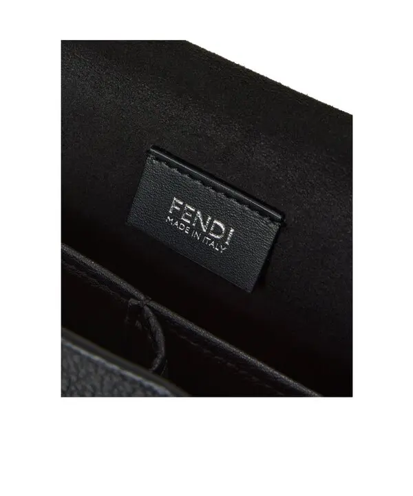 Fendi Grained Leather Crossbody Bag