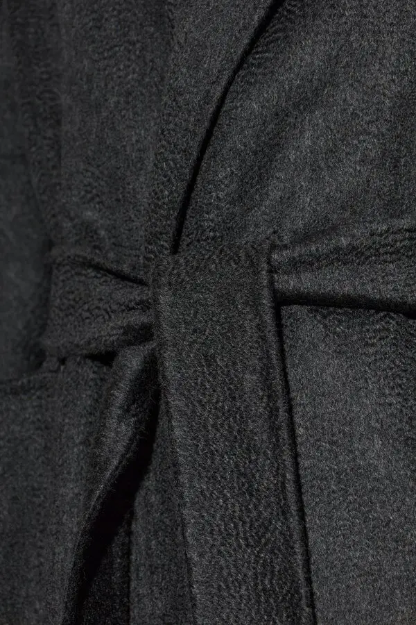 Max Mara Collared Belted Long Coat