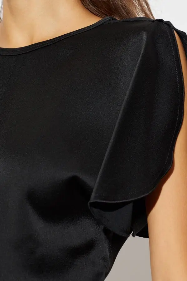 Victoria Beckham Sleeveless Satin Top