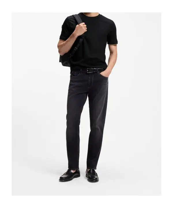 Hugo Boss Slim-fit Contrast-trim T-shirt