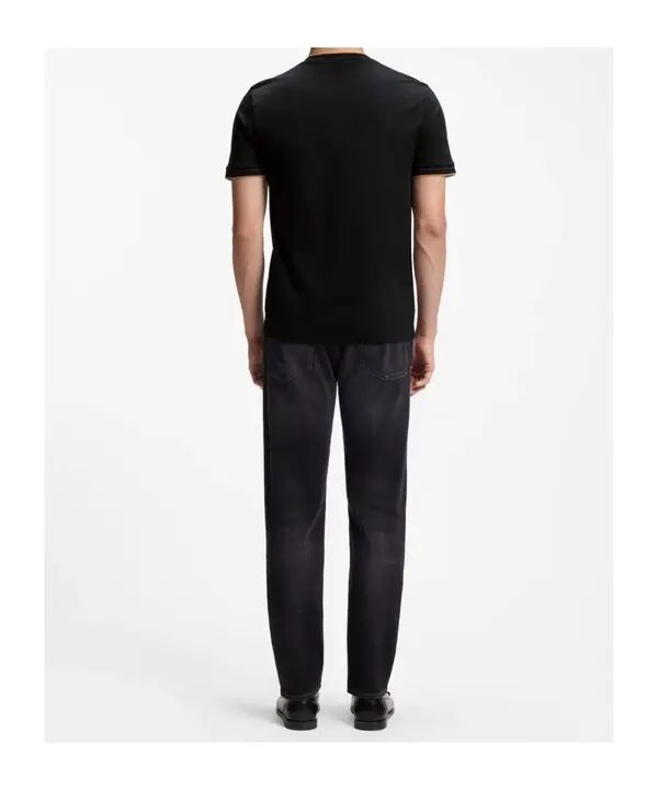 Hugo Boss Slim-fit Contrast-trim T-shirt