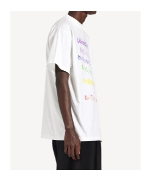 Balenciaga Diy Messy Multicolor Oversized T-shirt