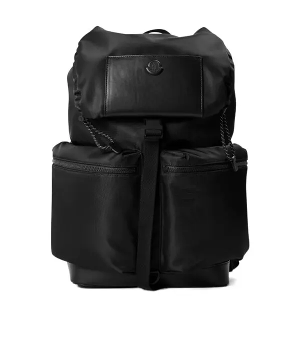 Moncler Drawstring Backpack - Black