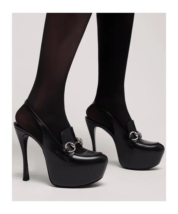 Gucci Platform Slingback With Horsebit