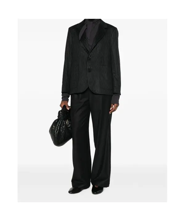 Barena Venezia Pinstripe Notchedlapel Blazer - Grey